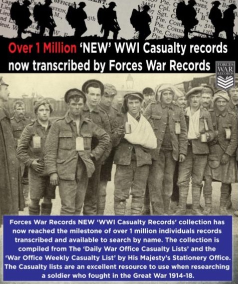 Ww1 Usa Military Records: Ww1 Records Database – BDNE