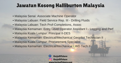 Jawatan Kosong Halliburton Malaysia