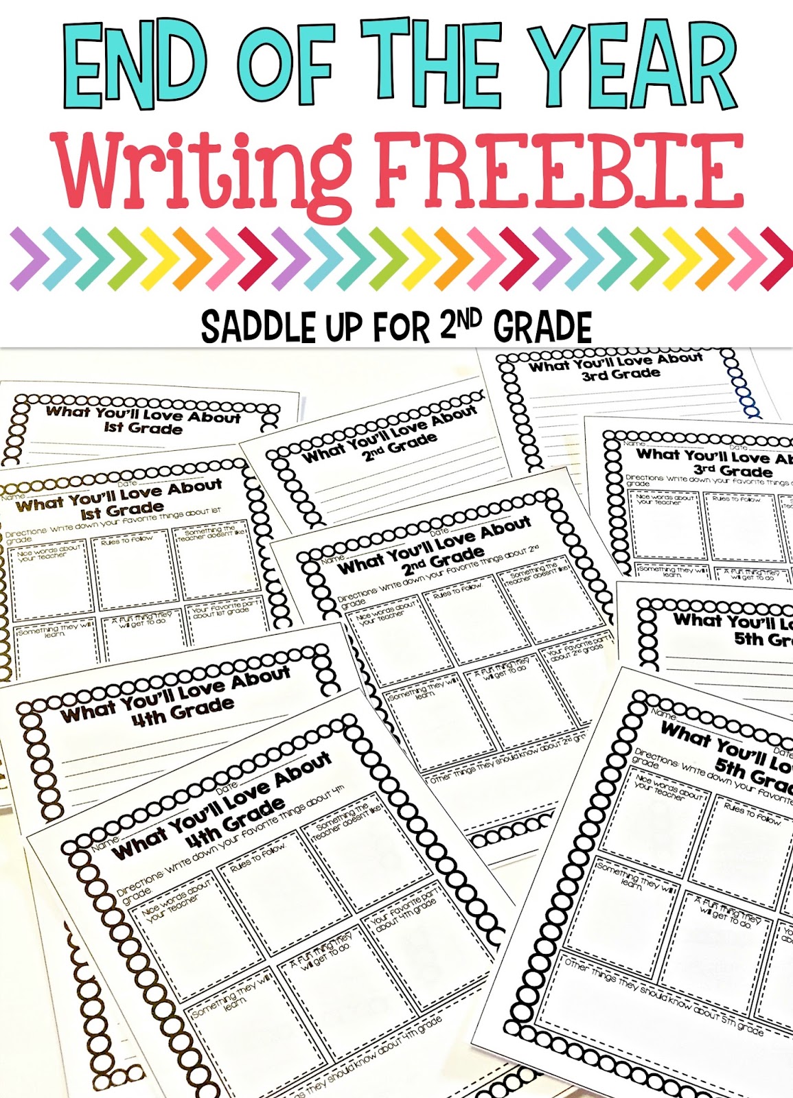 End Of The Year Writing Saddle Up For Second Grade end-of-the-year-writing-saddle-up-for-second-grade