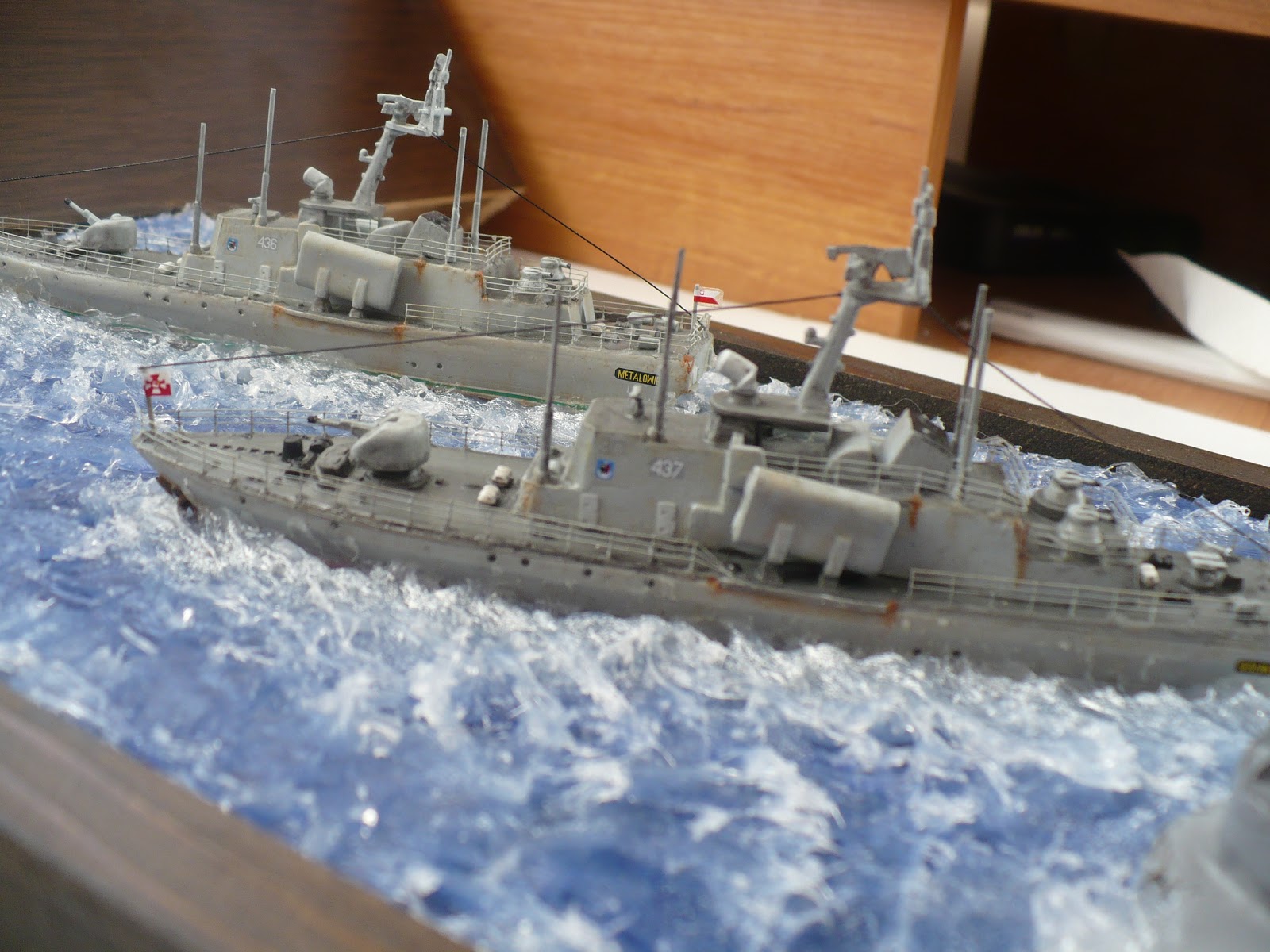 Modelarstwo okrętowe: ORP Rolnik i Metalowiec