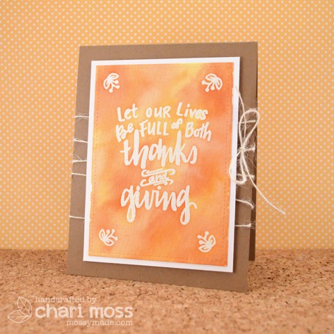 Little Tangles: Challenge #49- Giving Thanks