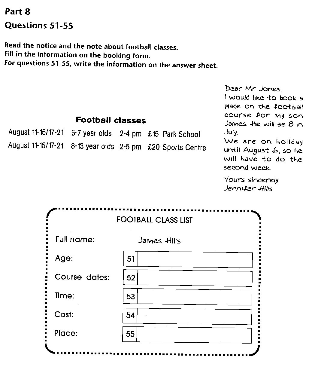 KET KIDS Practice Pages
