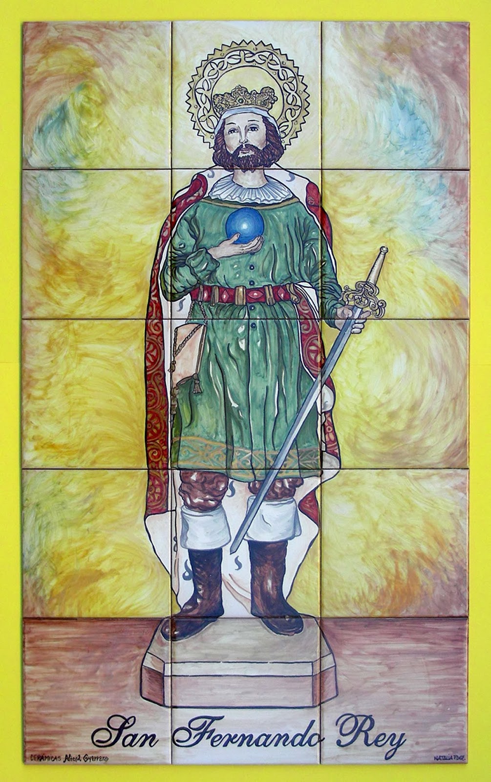 Mosaicos : Mosaico 641.- San Fernando Rey. Colección Particular.