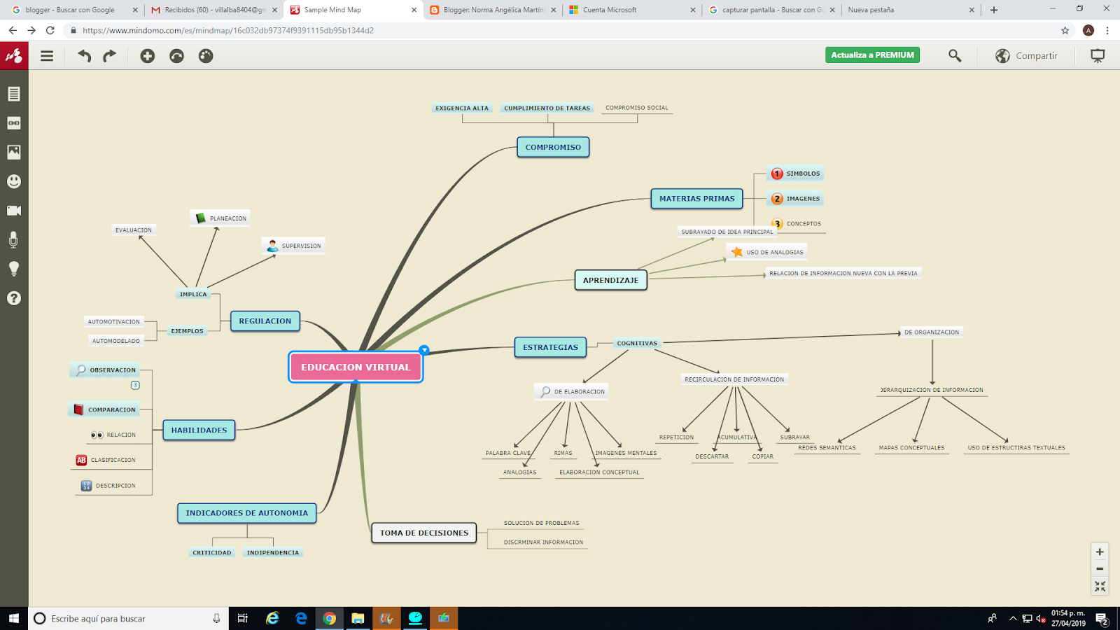 Norma Angélica Martínez: MAPA CONCEPTUAL