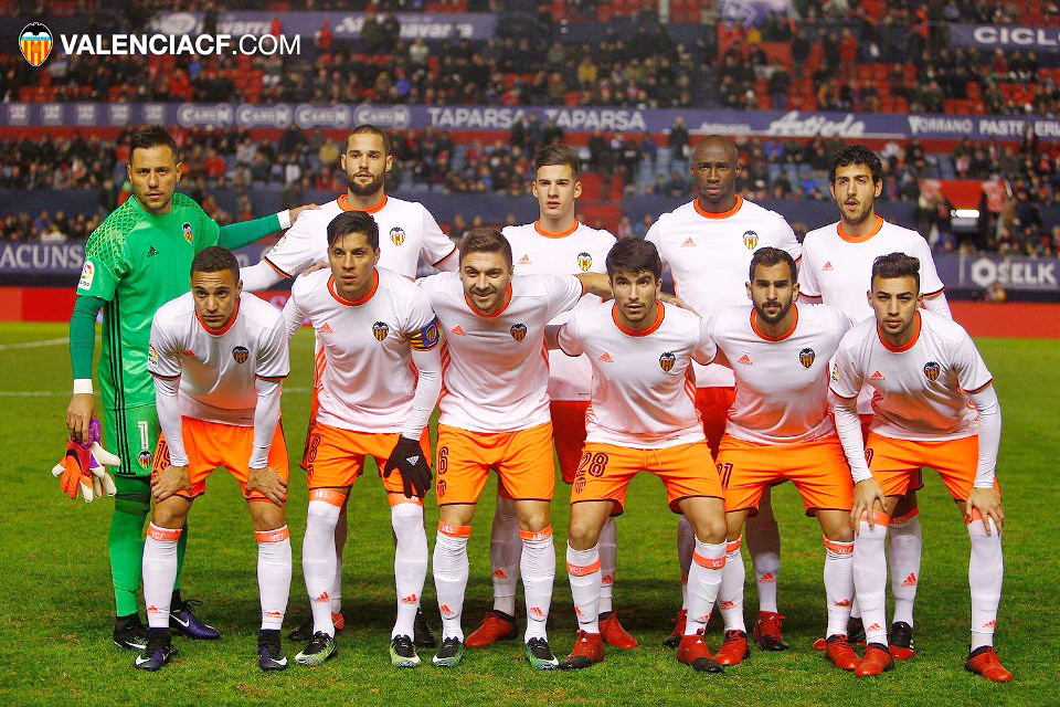 VALENCIA contra Osasuna 09/01/2017