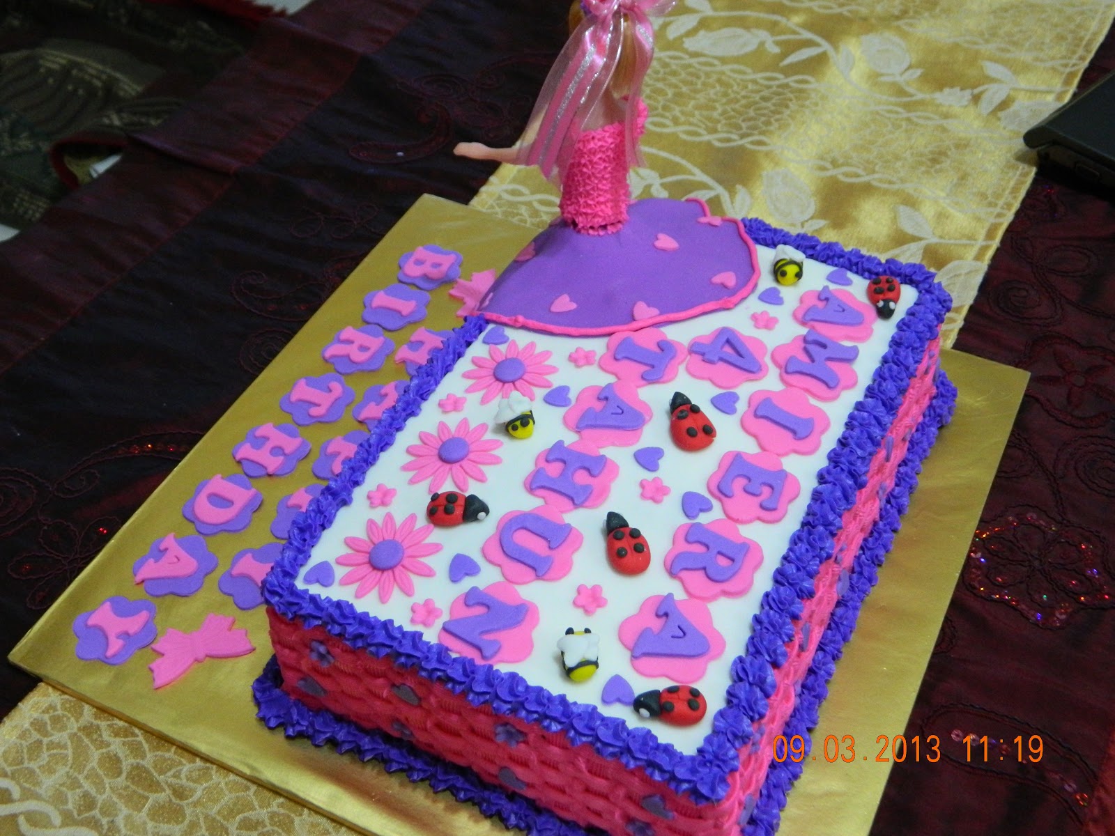 Mybabydeco: Cake Barbie Doll Square