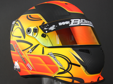 Racing Helmets Garage: Bell RS3 Pro N.Stanevics 2012 by B-Design