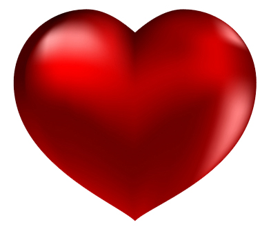 Las Imagenes de Amor: Gran corazón rojo