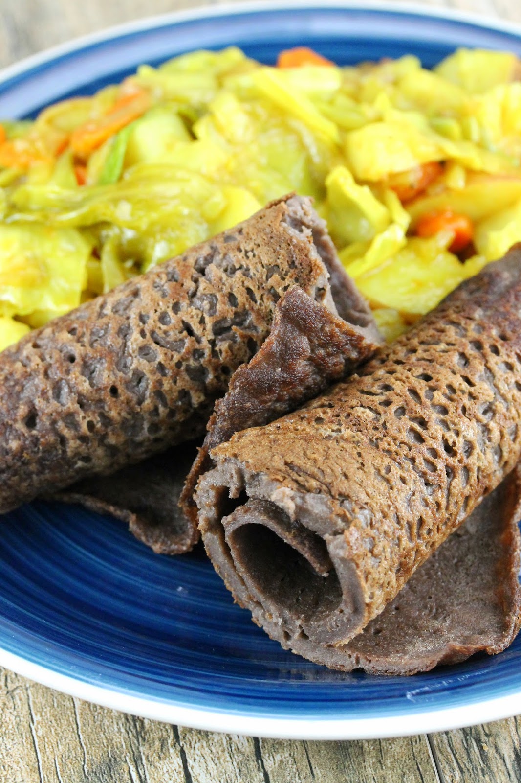 Ethiopian Injera Flat Bread - Cafe Delites