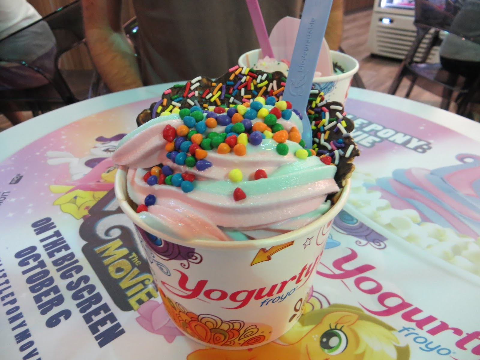 Equestria Daily - MLP Stuff!: Pony Themed Frozen Yogurt - A Review!