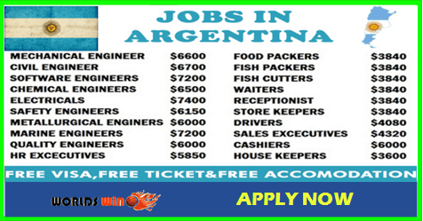 LATEST JOBS IN ARGENTINA - APPLY NOW