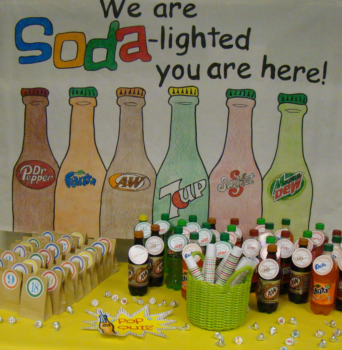 A Full Classroom: Soda-lighted to Meet You!