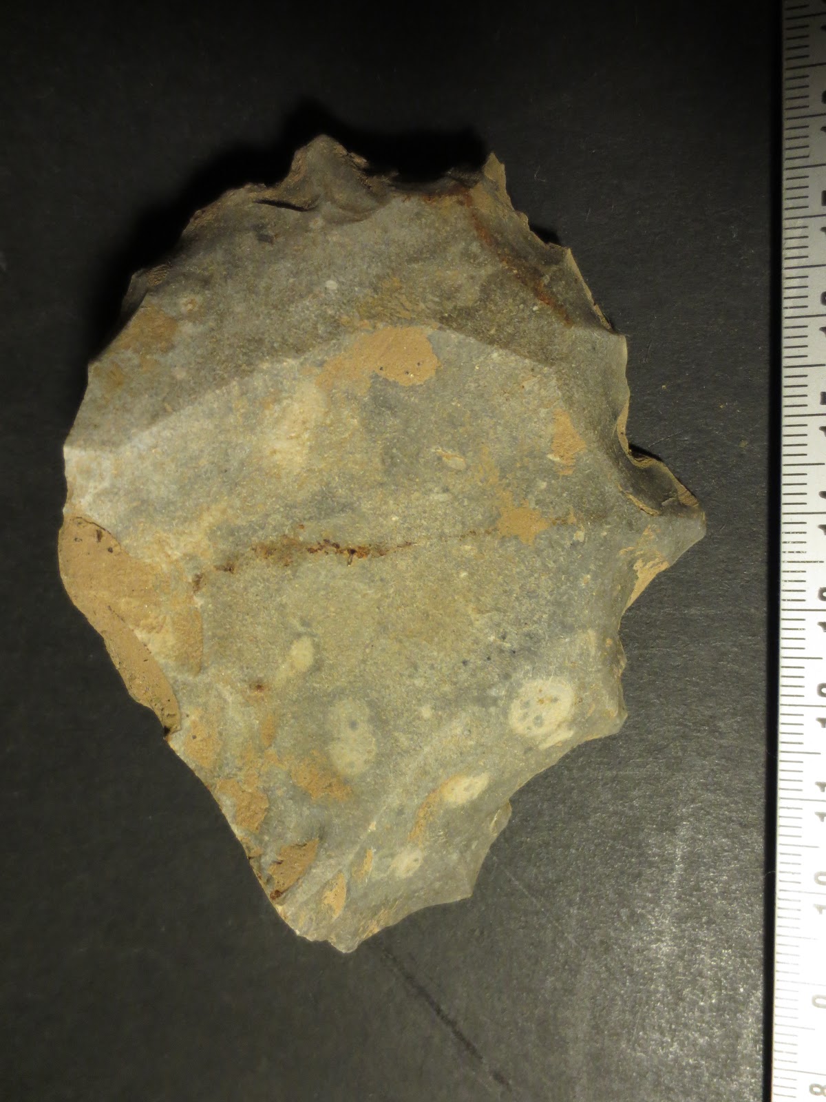 Archaeology of Portable Rock Art: Flint flake notched beyond ...