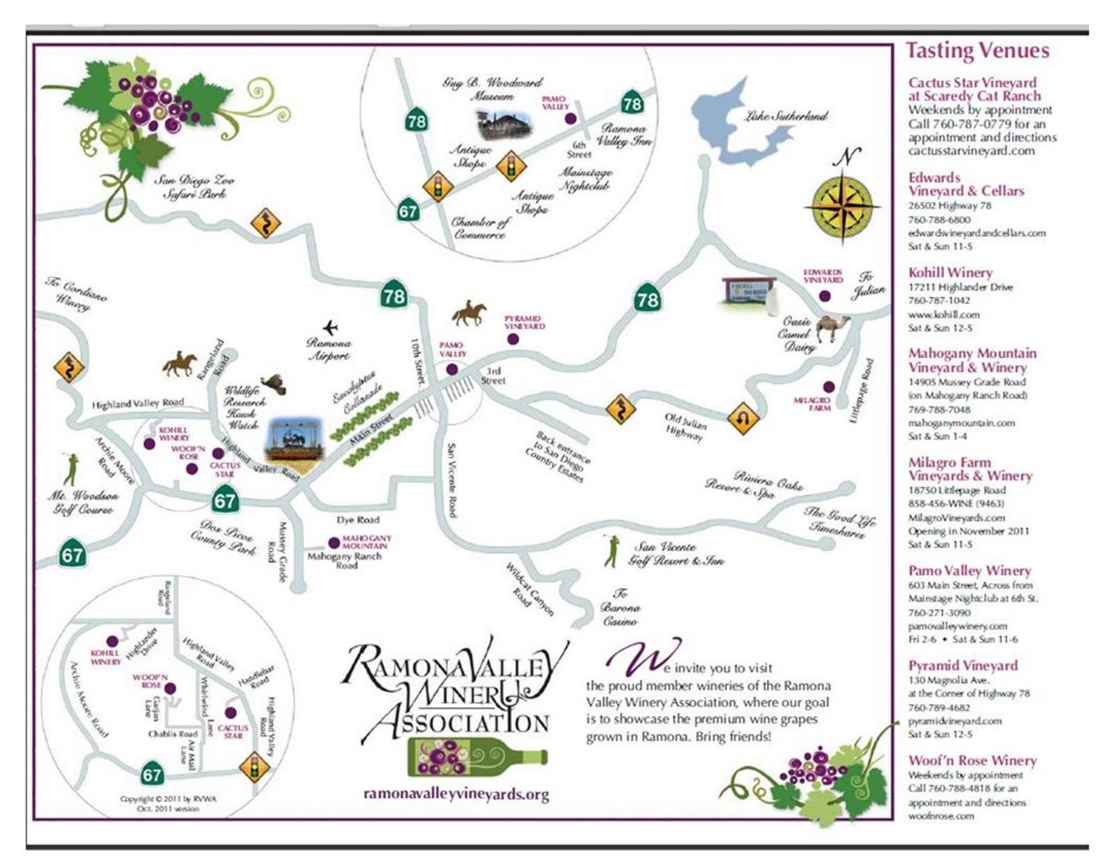 Appellation SoCal: RAMONA TASTING MAP