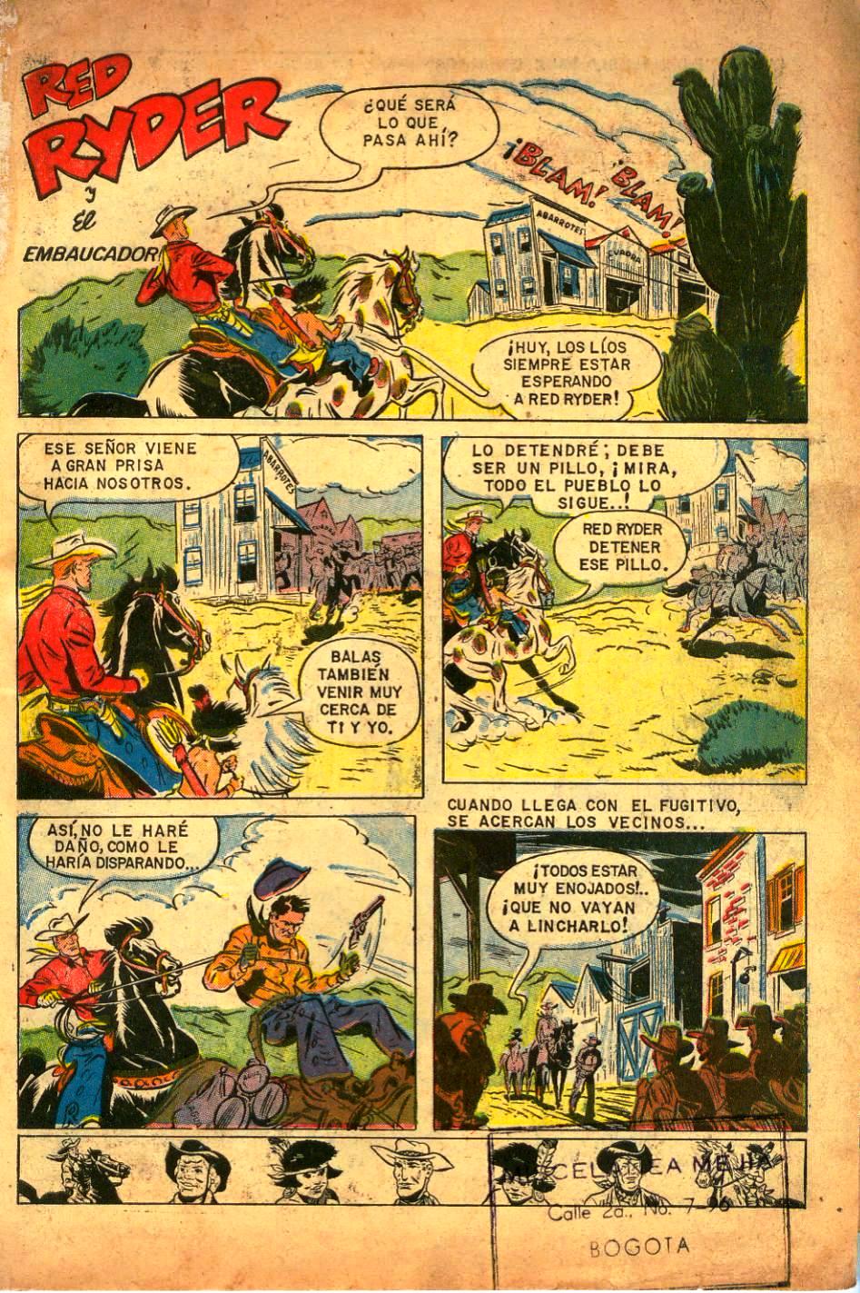 GURI GIBI : RED RYDER SEA Nº 017 1956 RED RYDER