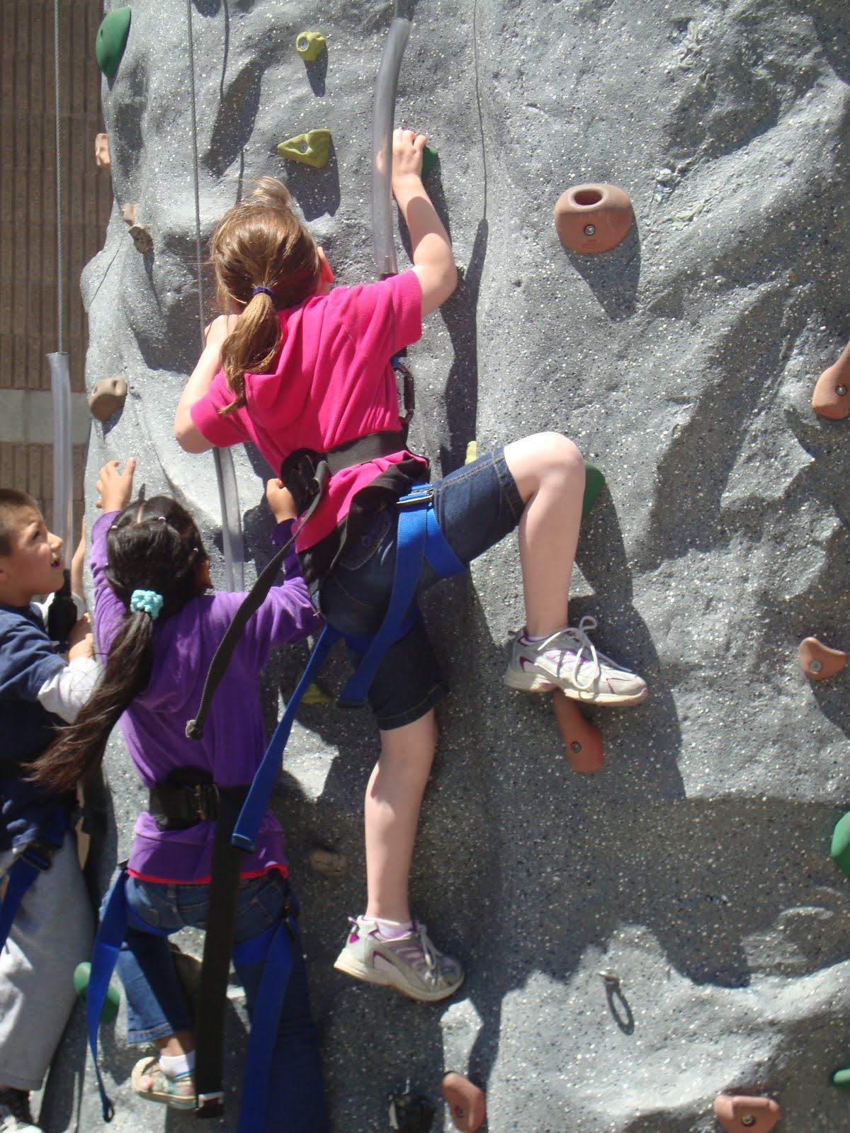 Delaney is a ROCK climbing STAR!
