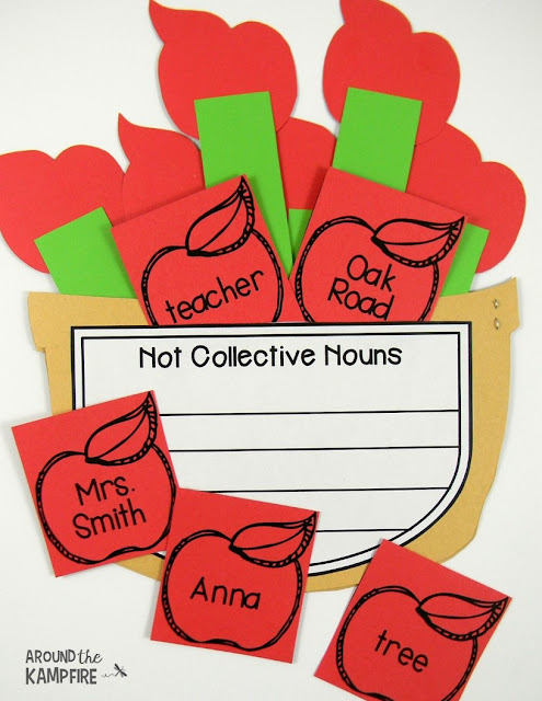 Collective Nouns Apple Activities, Grammar Craft & Interactive Notebook ...