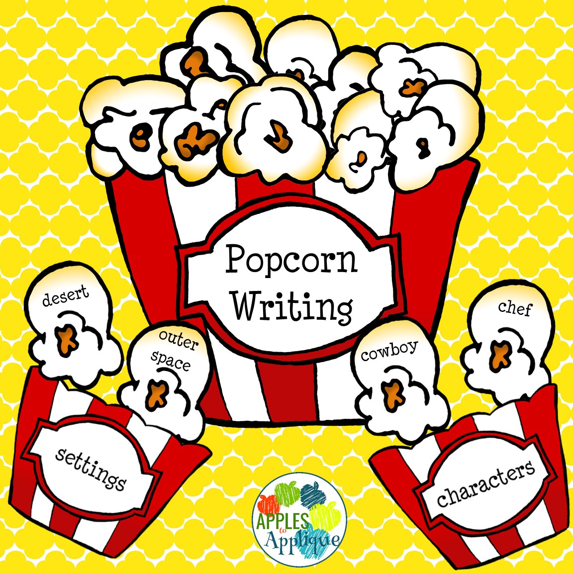 Apples to Applique: Popcorn Writing