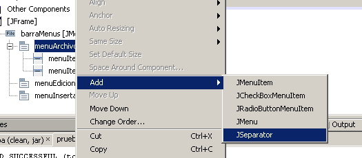 11 Java Barra De Menus Jmenubar Jmenu Jmenuitem Jseparator Códigojavalibre