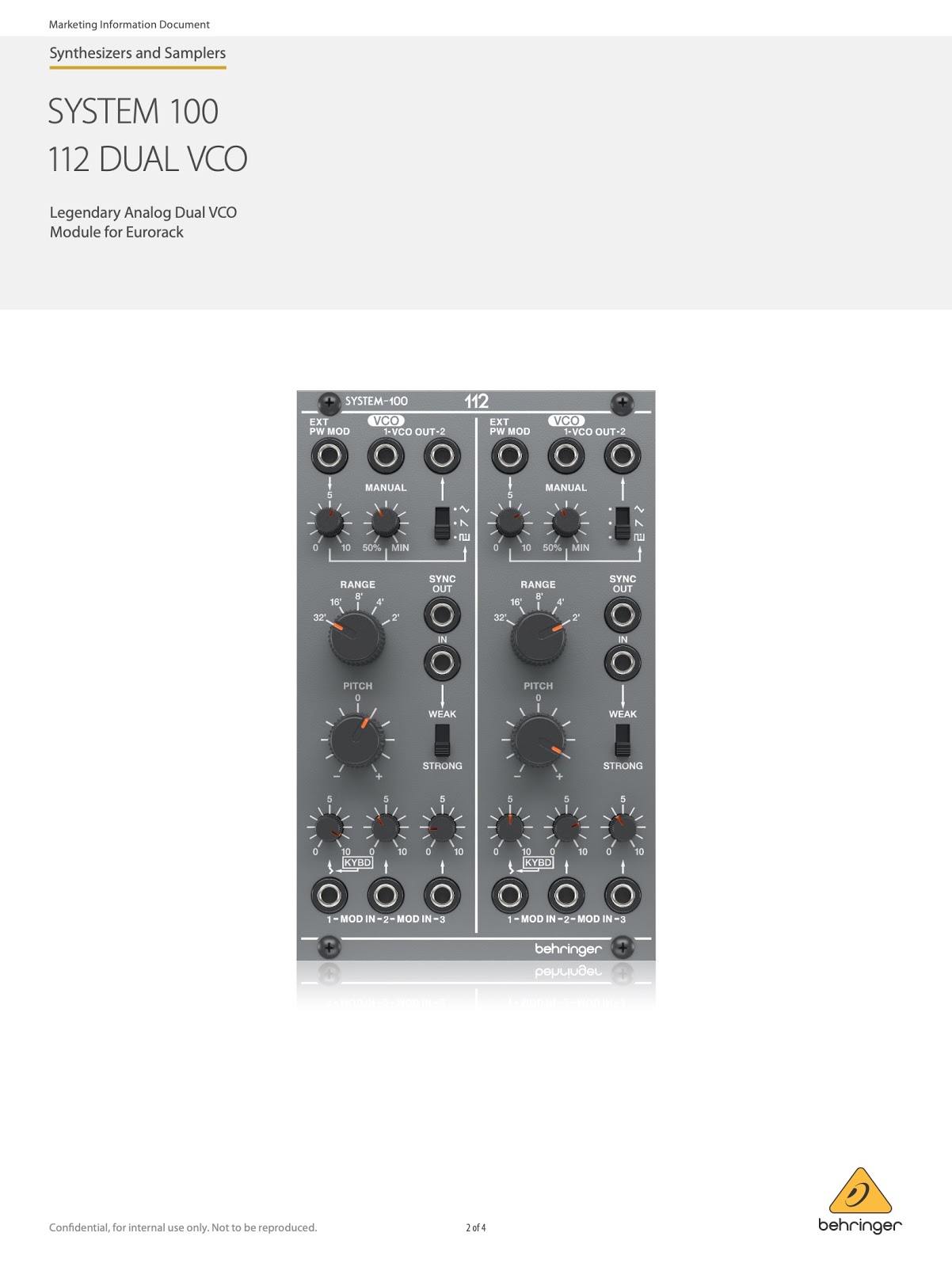 MATRIXSYNTH: NAMM 2020 - Introducing System 100 - Behringer Modular ...