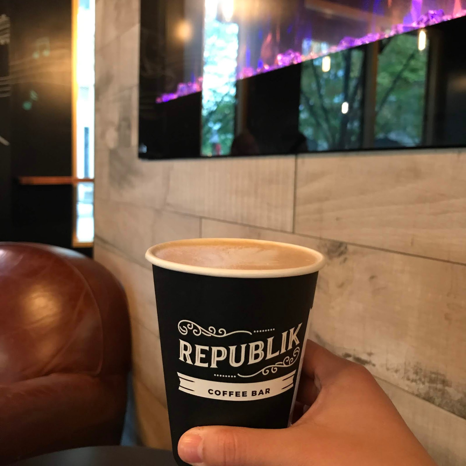 [DC - Arlington] Republik Coffee Bar - Tiramisu Latte and Mocha