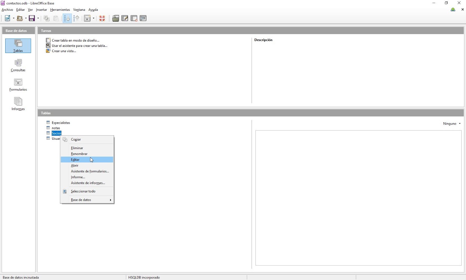 añadir campos a una tabla con SQL en LibreOffice Base (XXI ...