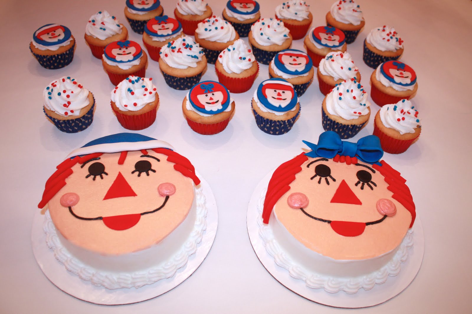 The Layered Cake: Raggedy Ann & Andy Cake