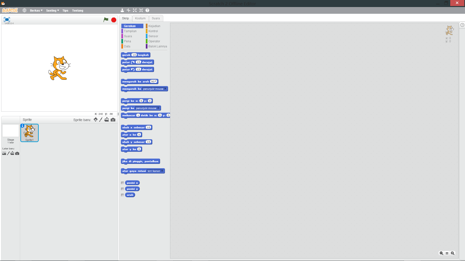 Cara membuat game sederhana menggunakan Scratch