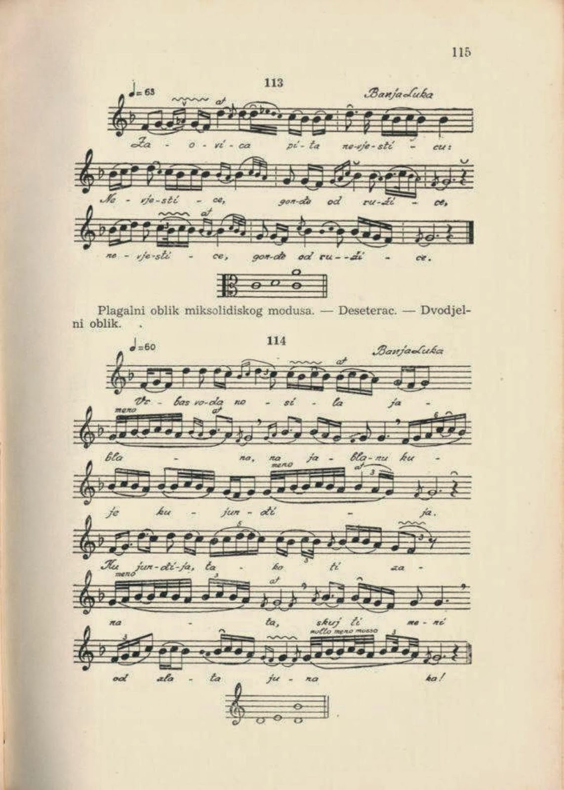 SEVDALINKE: Notni zapisi sevdalinki (II dio). Vlado Milošević: Bosanske ...