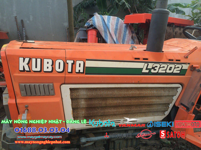 Xuất bán máy cày nhật bãi Kubota L3202 L3202DTM cho khách hàng ở Thanh ...
