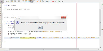 Latihan Java String Hitung Panjang Krakter Nama ~ Kode Direktori