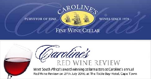 .: Caroline's Red Wine Review at The Table Bay