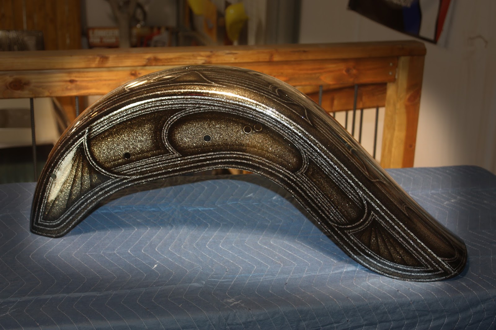 Online Motorcycle Paint Shop: Bronze Metal Flake