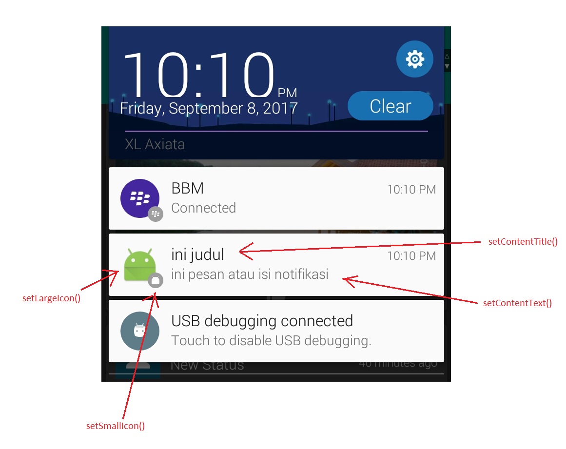 Membuat Aplikasi Android Notifikasi Sederhana Menggunakan Android Studio Membuat Aplikasi Android Notifikasi Sederhana Menggunakan Android Studio