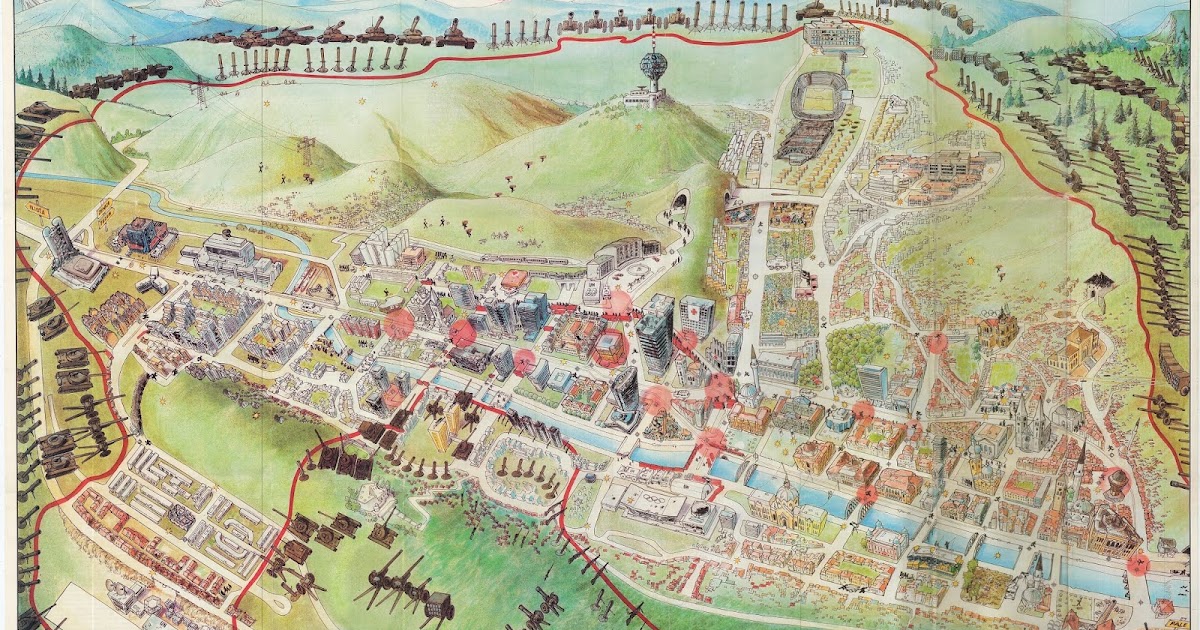 Map of the Week: Sarajevo Survival Map 1992-96