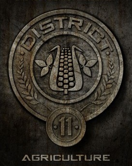 MakeupbyPeaches's channel: The Hunger Games series - District 11 Nails