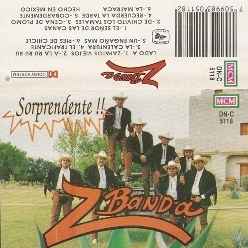 La mejor música de México y el Mundo: Banda Zeta - Sorprendente!! 1993