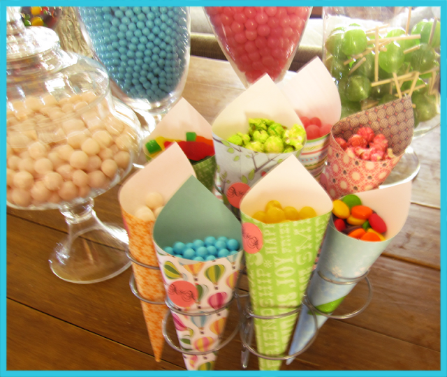 Candy Cones - Parties and Patterns