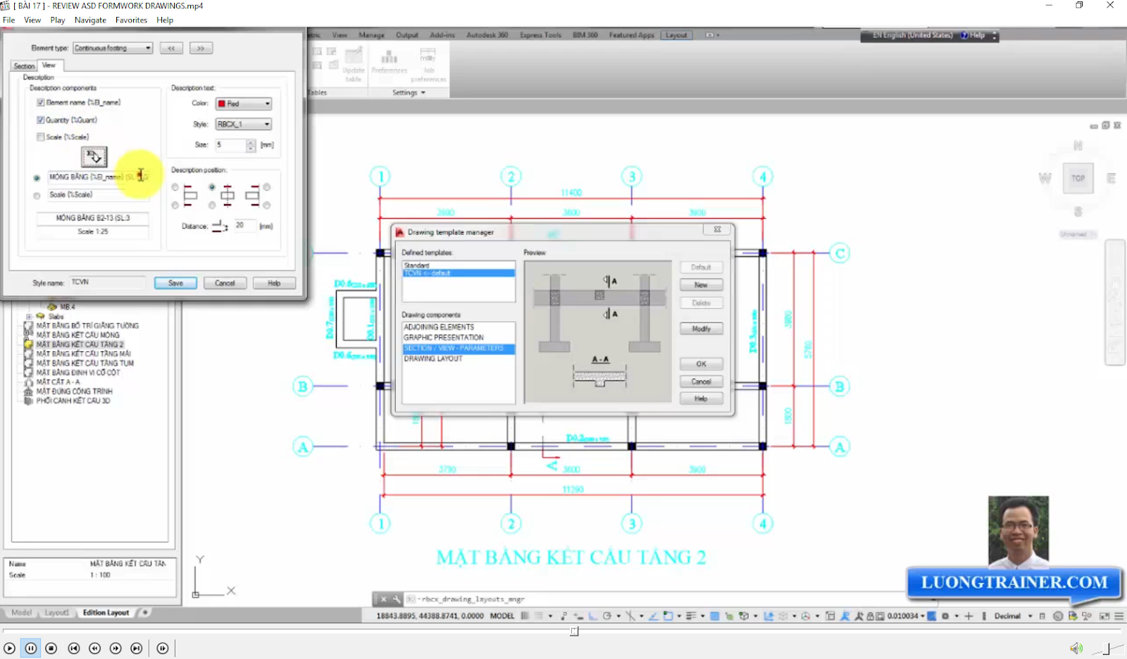 Video Hướng dẫn Autocad Structure Detailing(ASD) | LaoEdu