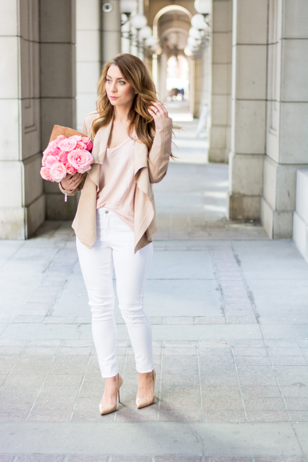 OOTD - Blush Leather Jacket | La Petite Noob | A Toronto-Based Fashion ...