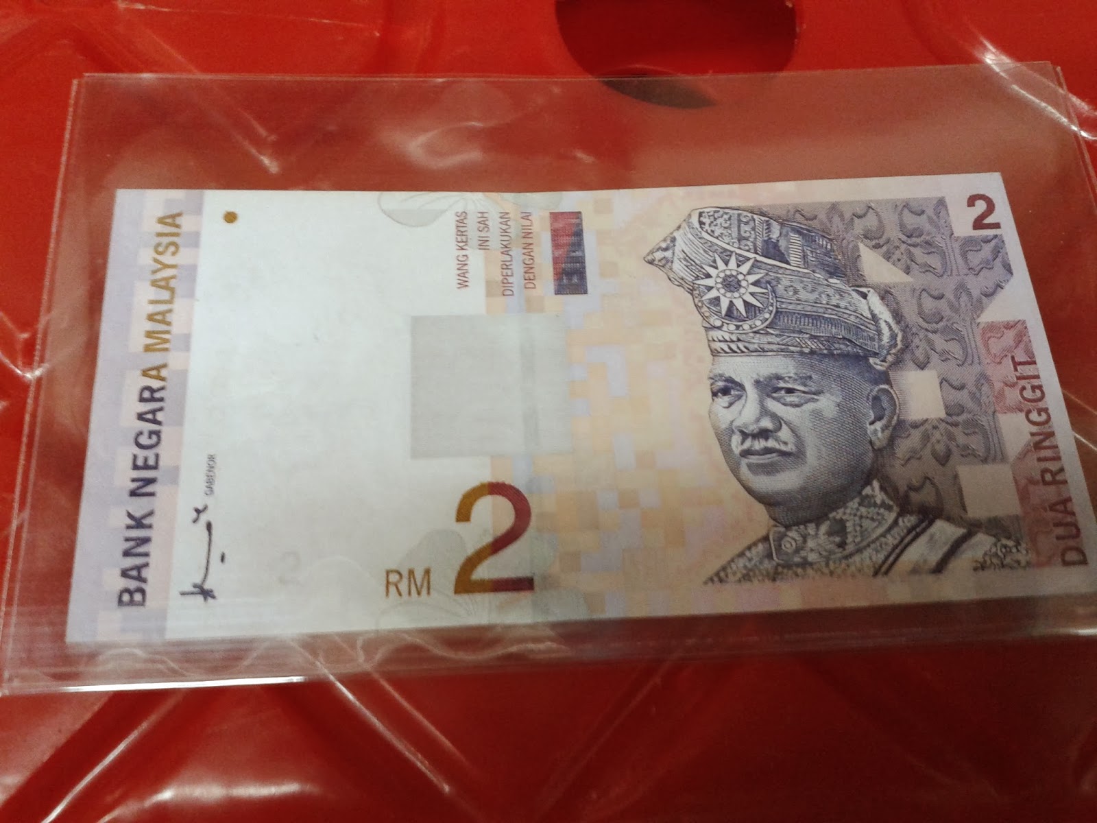 Badai Mencak Kelambit Biru: Koleksi Note RM 2 Sign Gabenor Ahmad Don ...