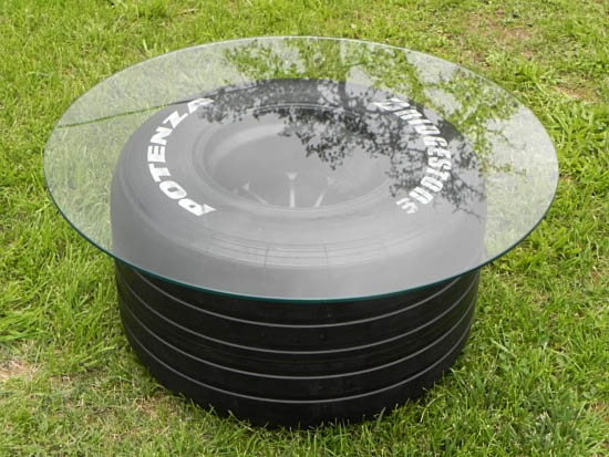 GREAT IDEAS FOR RECYCLING CAR TIRES | TIRE TABLES - Discreet Magazine