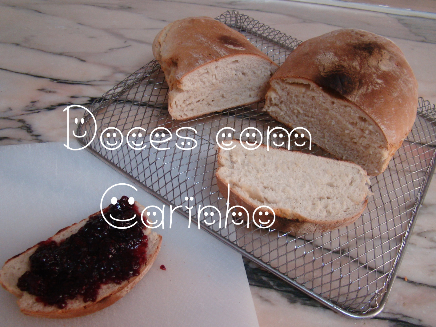 Doces com Carinho: By Bimby: pão e compota para o pequeno almoço de domingo