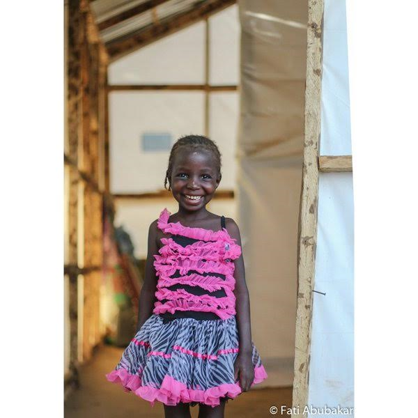Check out this adorable mini fashion shoot with IDP children in Maiduguri