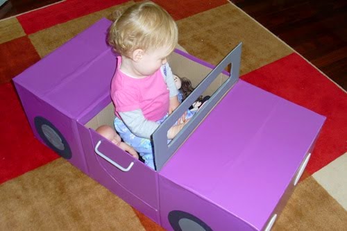 DIY Box toy recycle cardboard