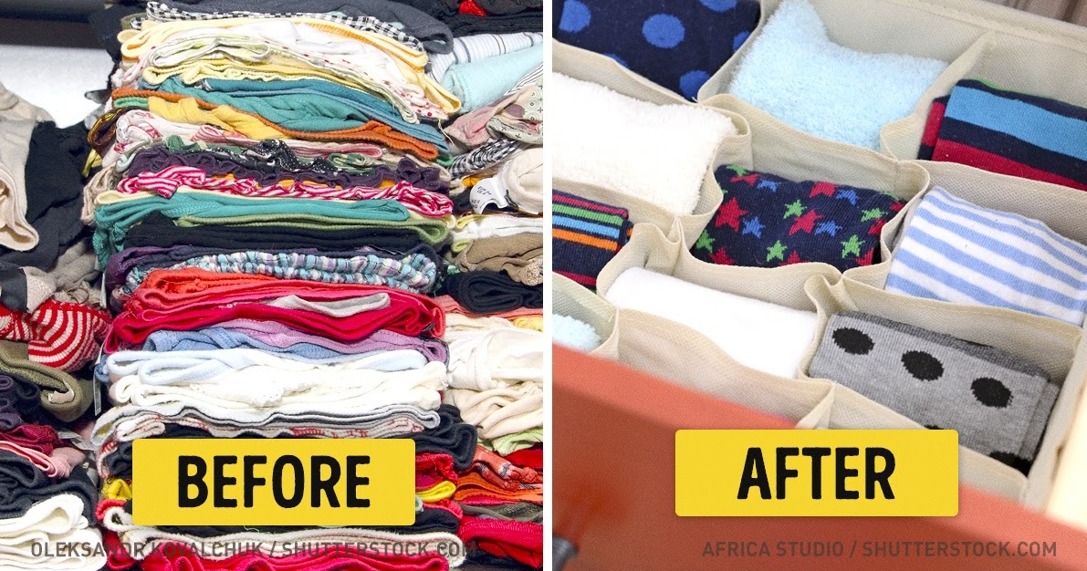 20 great ideas for arranging things at home in perfect order - Handy DIY