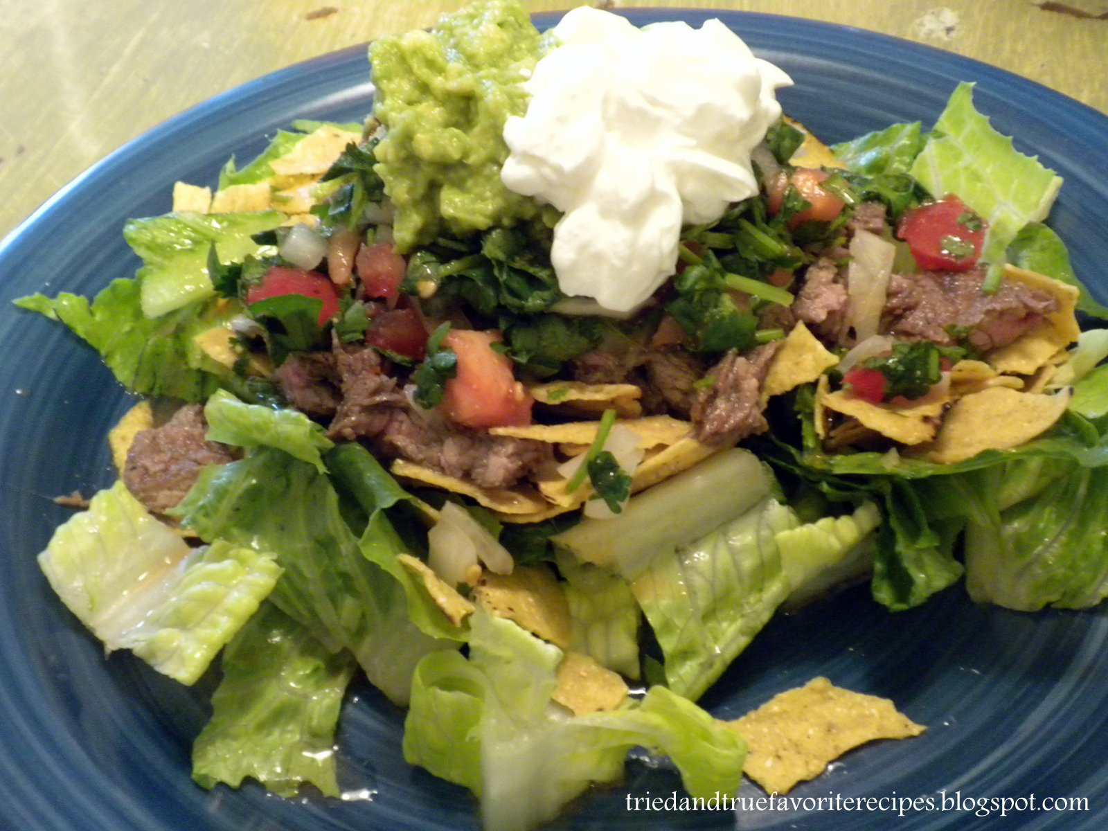 Tried and True Favorite Recipes: Carne Asada Taco Salad