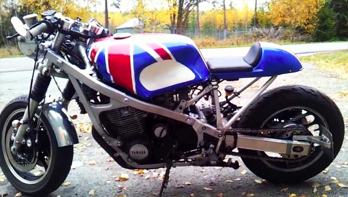 Yamaha FJR 1200 Cafe Racer custom Modification - Yamaha Old Bikes List