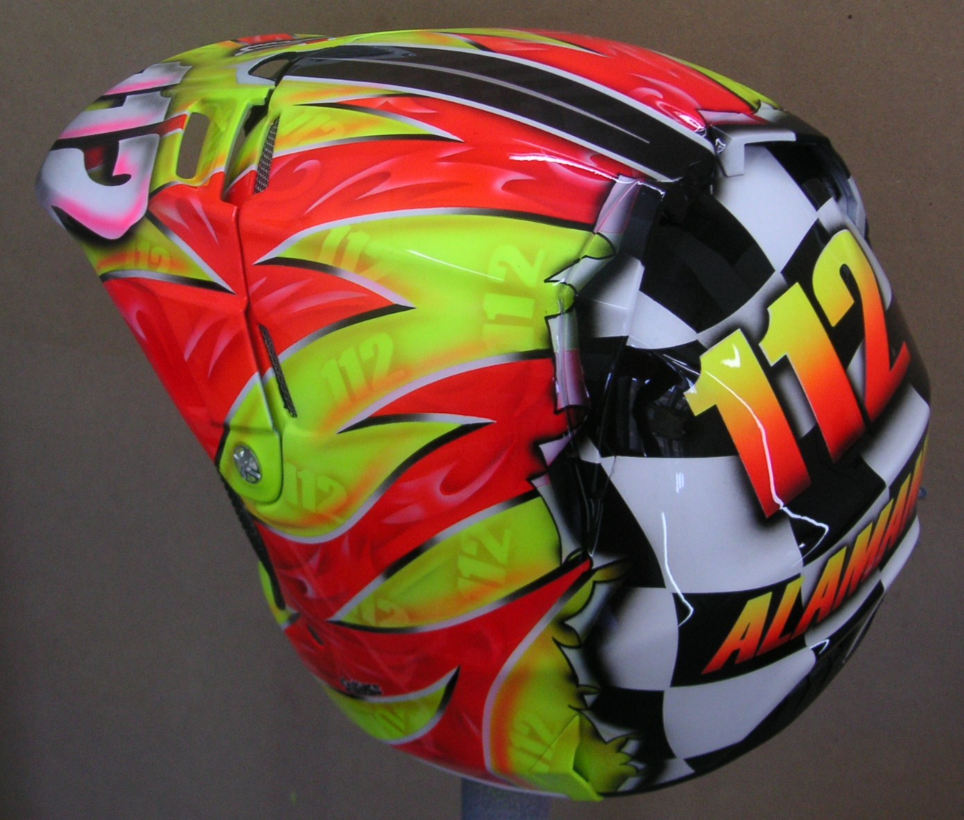 Hand Painted Helmets - Design your helmet today..!!: Hand Painted MX ...