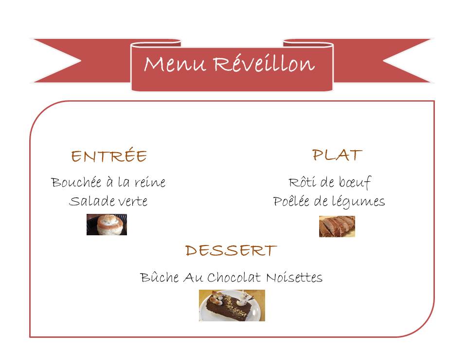 Mes Recettes Rapides: Menu réveillon